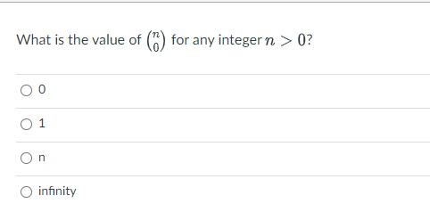 Solved Binomial coefficients are always integer-valued True | Chegg.com