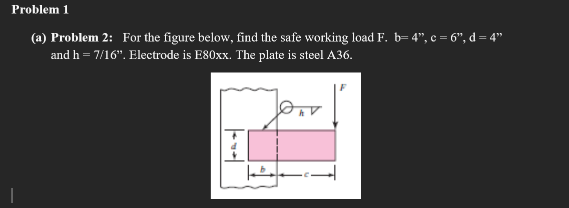(a) Problem 2: For the figure below, find the safe | Chegg.com