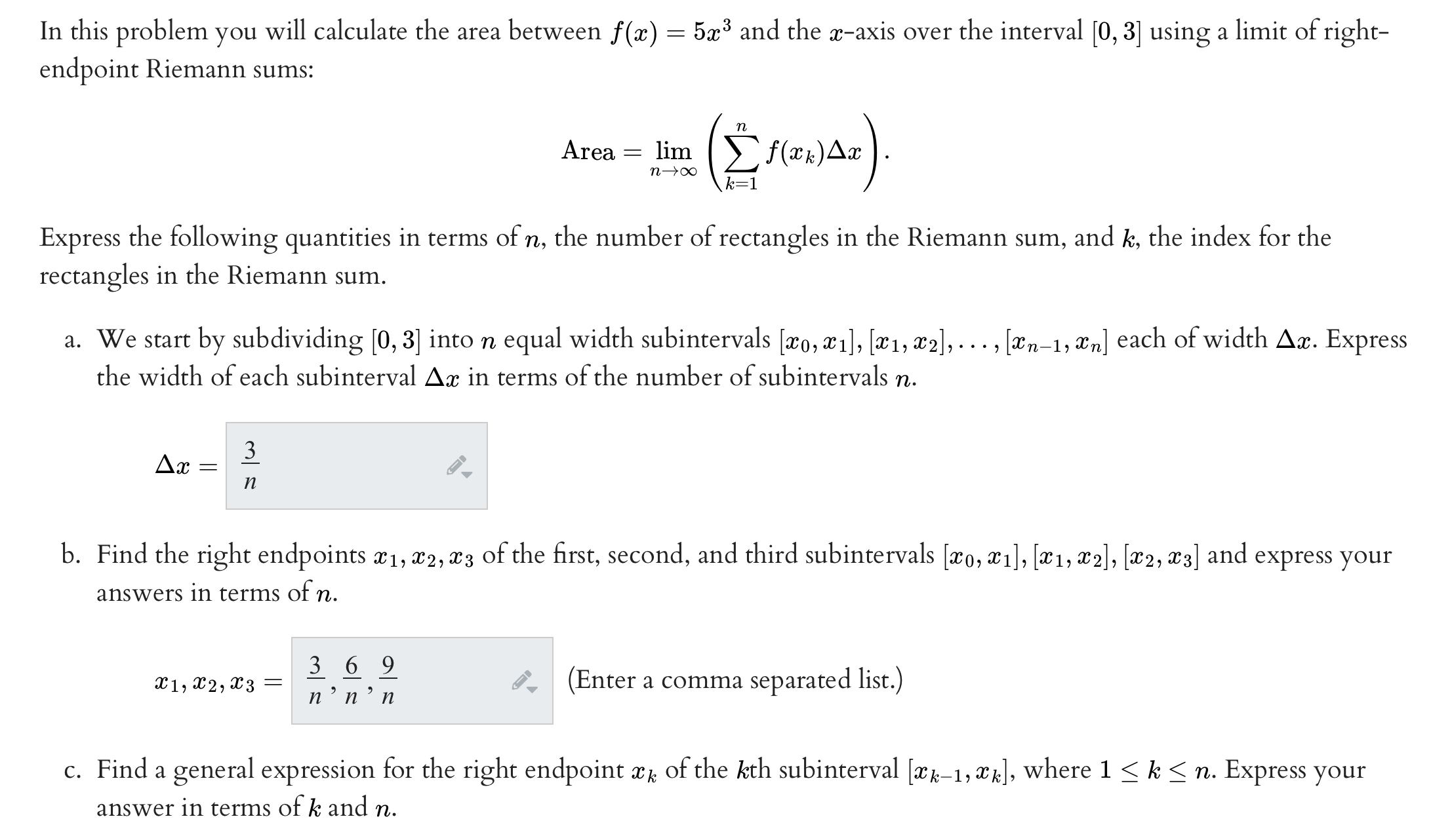Solved In this problem you will calculate the area between | Chegg.com