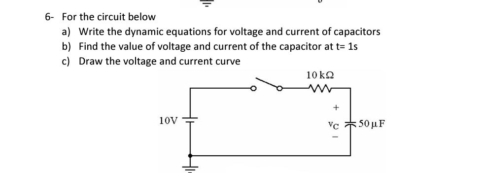 Solved Circuit Analysis: For the circuit belowa) ﻿Write the | Chegg.com