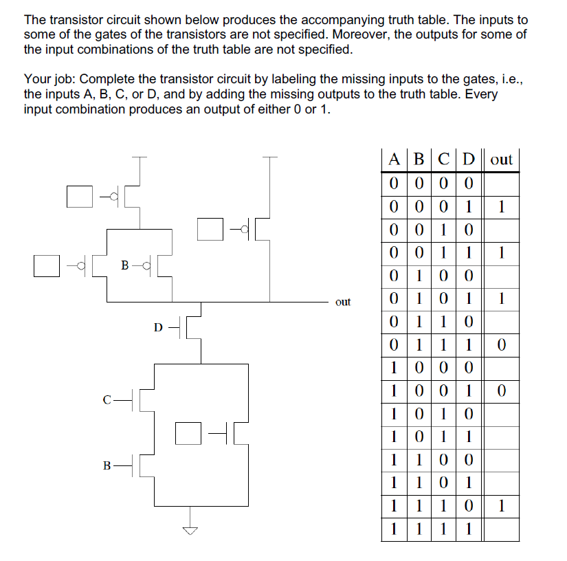 Solved The transistor circuit shown below produces the | Chegg.com