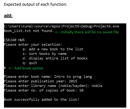Solved Use Visual Studio // You are given a partially | Chegg.com