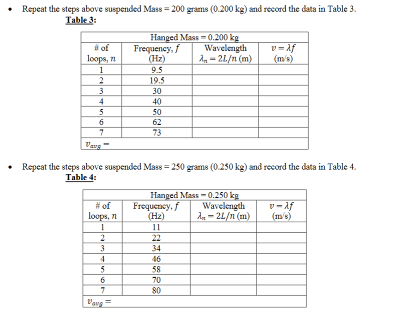 Solved Only do Table 3 and 4 . I already got table 1. I | Chegg.com