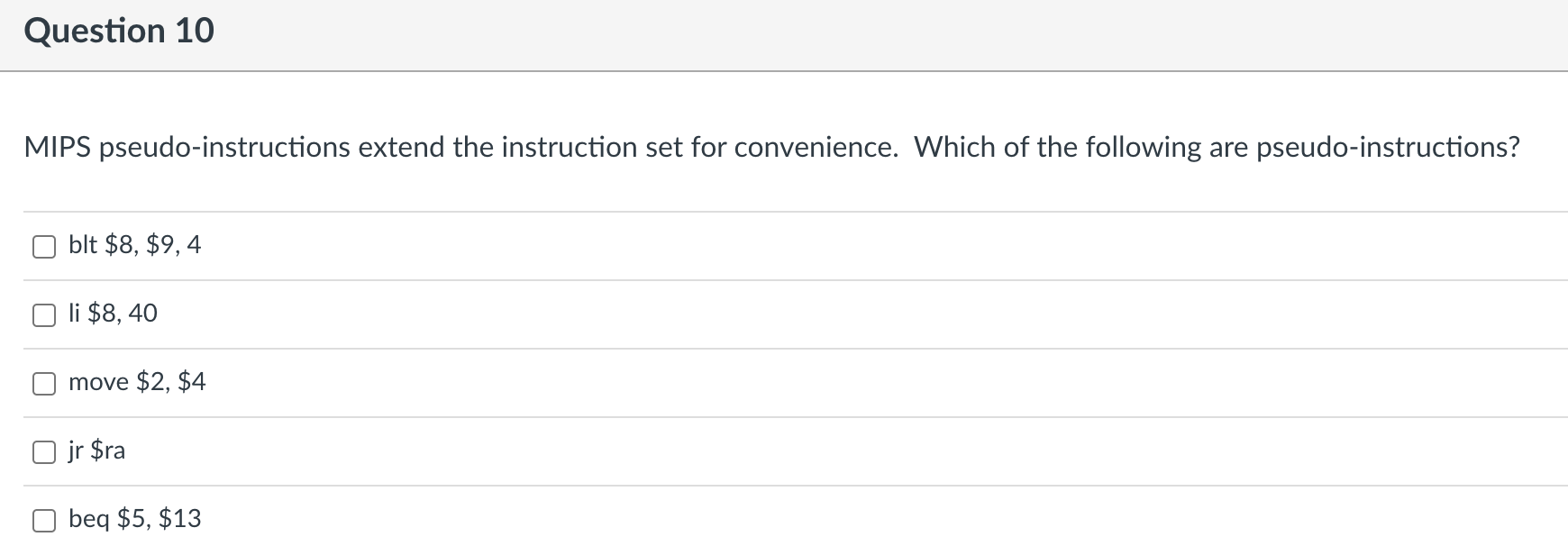 Solved Question 9 Object file format is typically structured | Chegg.com