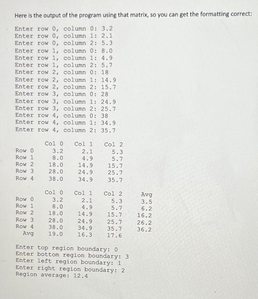 Solved For this program, you will write both main and a few | Chegg.com