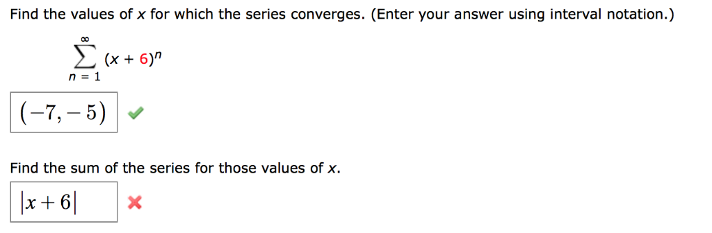 Solved Find the values of x for which the series converges. | Chegg.com