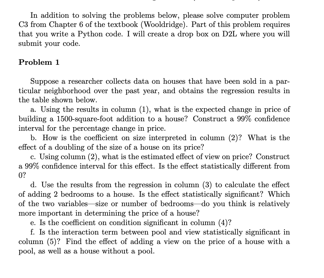 In addition to solving the problems below, please | Chegg.com