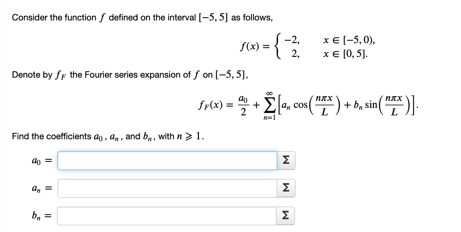 Solved Consider the function \\( f \\) defined on the | Chegg.com