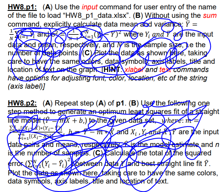 N HW8.p1: (A) Use the input command for user entry of | Chegg.com