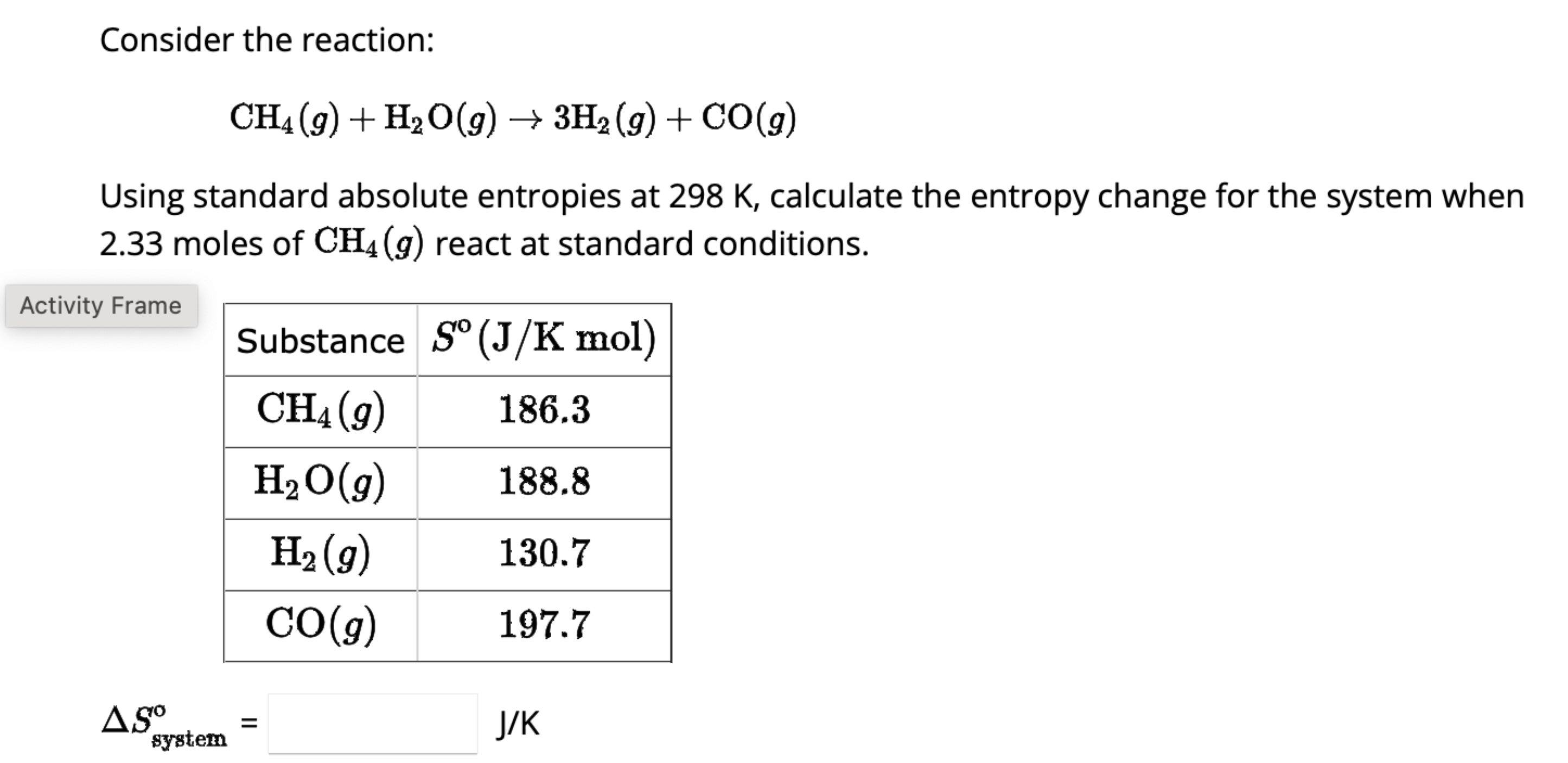 Solved Consider the reaction:Using standard absolute | Chegg.com