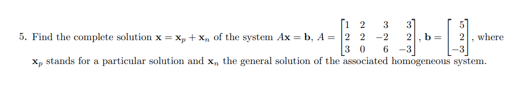 Solved xp stands for a particular solution and xn the | Chegg.com