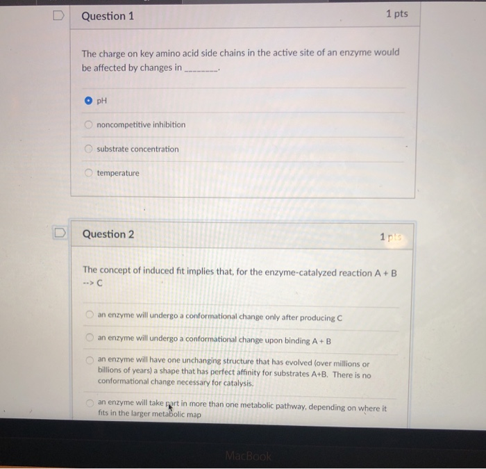 Solved DQuestion 1 1 pts The charge on key amino acid side | Chegg.com Solved DQuestion 1 1 pts The charge on key amino acid side | Chegg.com