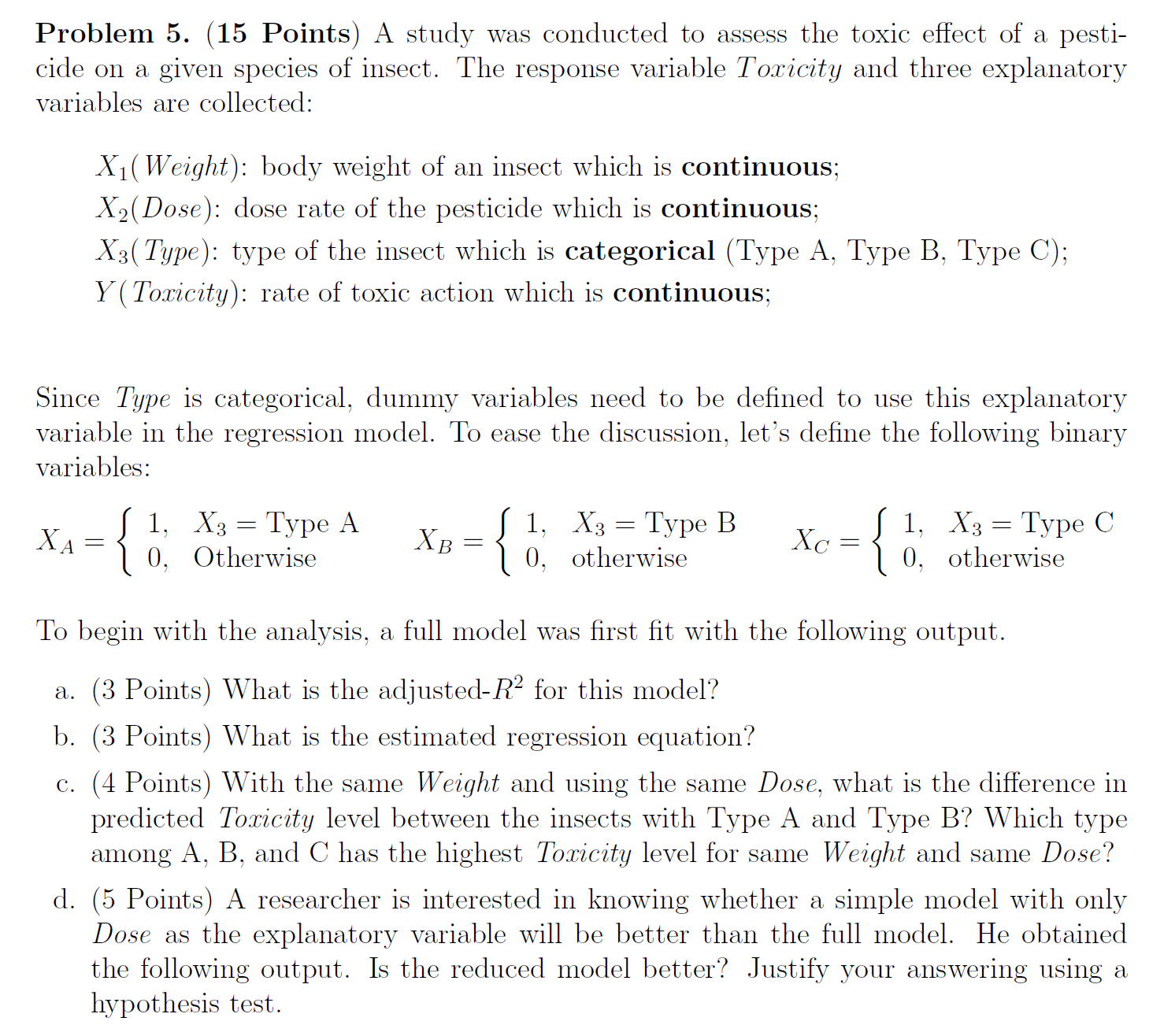 Solved Since Type is categorical, dummy variables need to be | Chegg.com