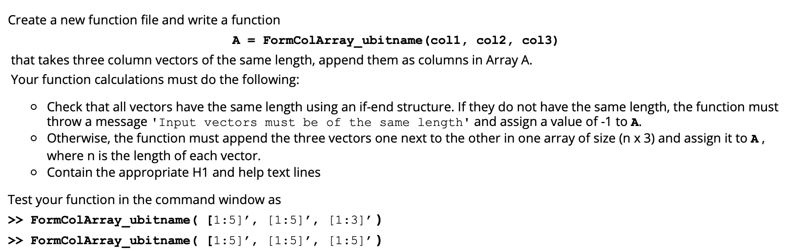 Solved Create A New Function File And Write A Function A 5013