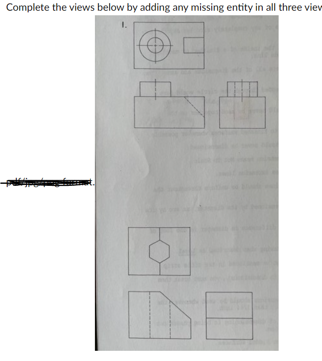 Solved Complete The Views Below By Adding Any Missing Entity