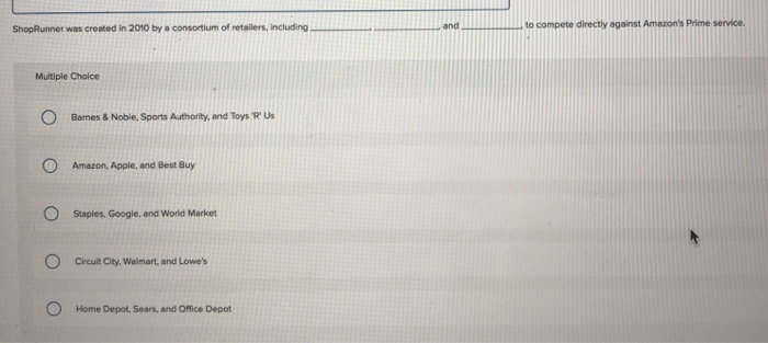 Solved Amazon Prime: Difficult to Copy Amazon's Prime | Chegg.com