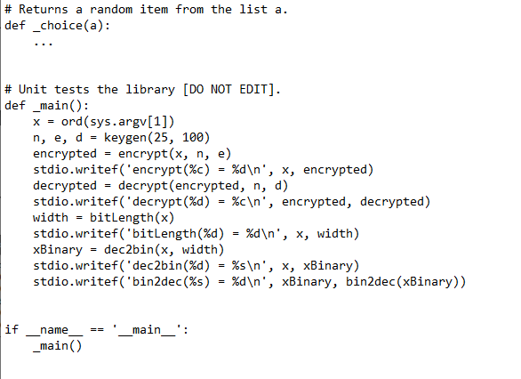 Solved Problem 1 Rsa Library Implement A Library Called 