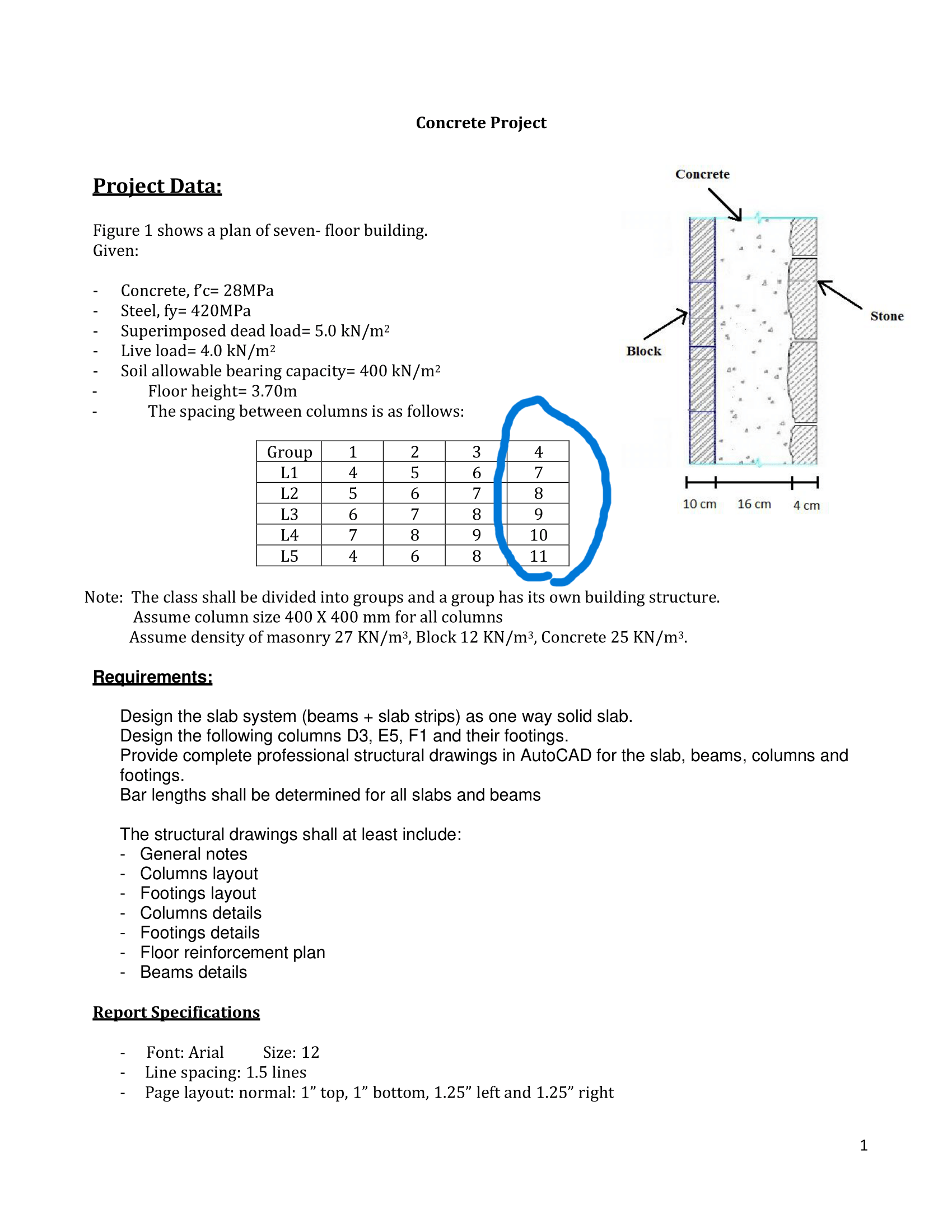 Solved design the slab system as one way slab (beams and | Chegg.com