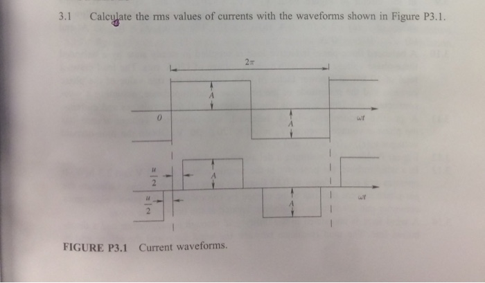 Solved Calculate the rms values of currents with the | Chegg.com