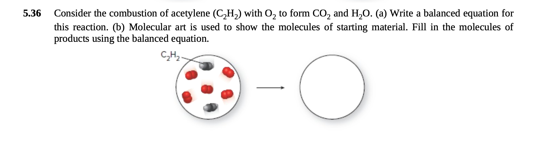 Solved 36 Consider the combustion of acetylene (C2H2) with | Chegg.com