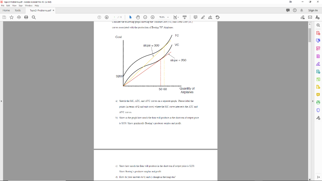 curves 2spciated with the production of Boeizz 787 | Chegg.com