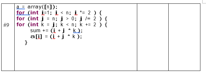 Solved a =array([n]);for (int i=1; i