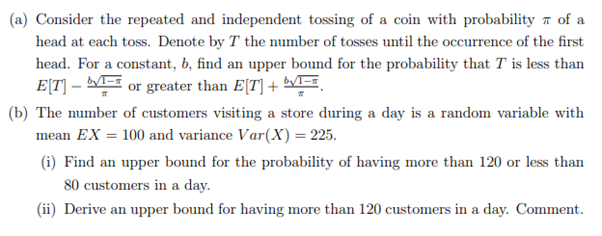Solved (a) Consider the repeated and independent tossing of | Chegg.com