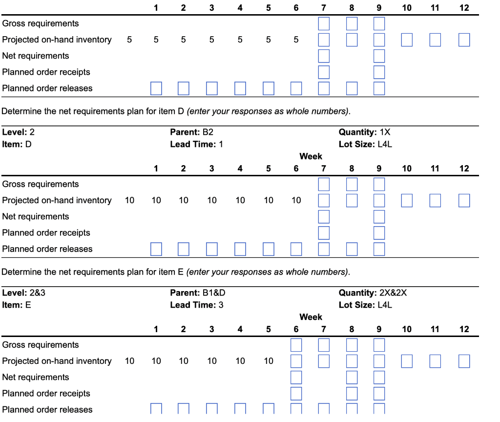 Solved Click the icon to view the product structure and | Chegg.com