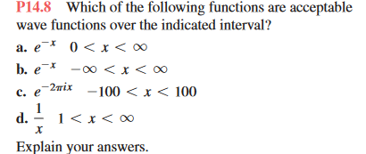 Solved P14.8 Which of the following functions are acceptable | Chegg.com