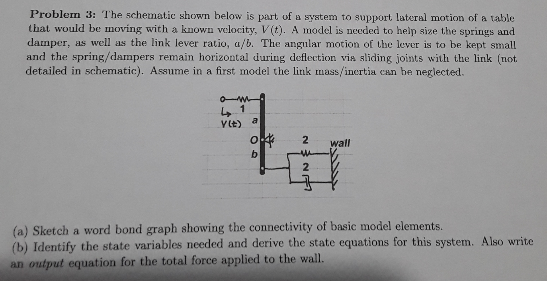 Solved Problem 3: The schematic shown below is part of a | Chegg.com