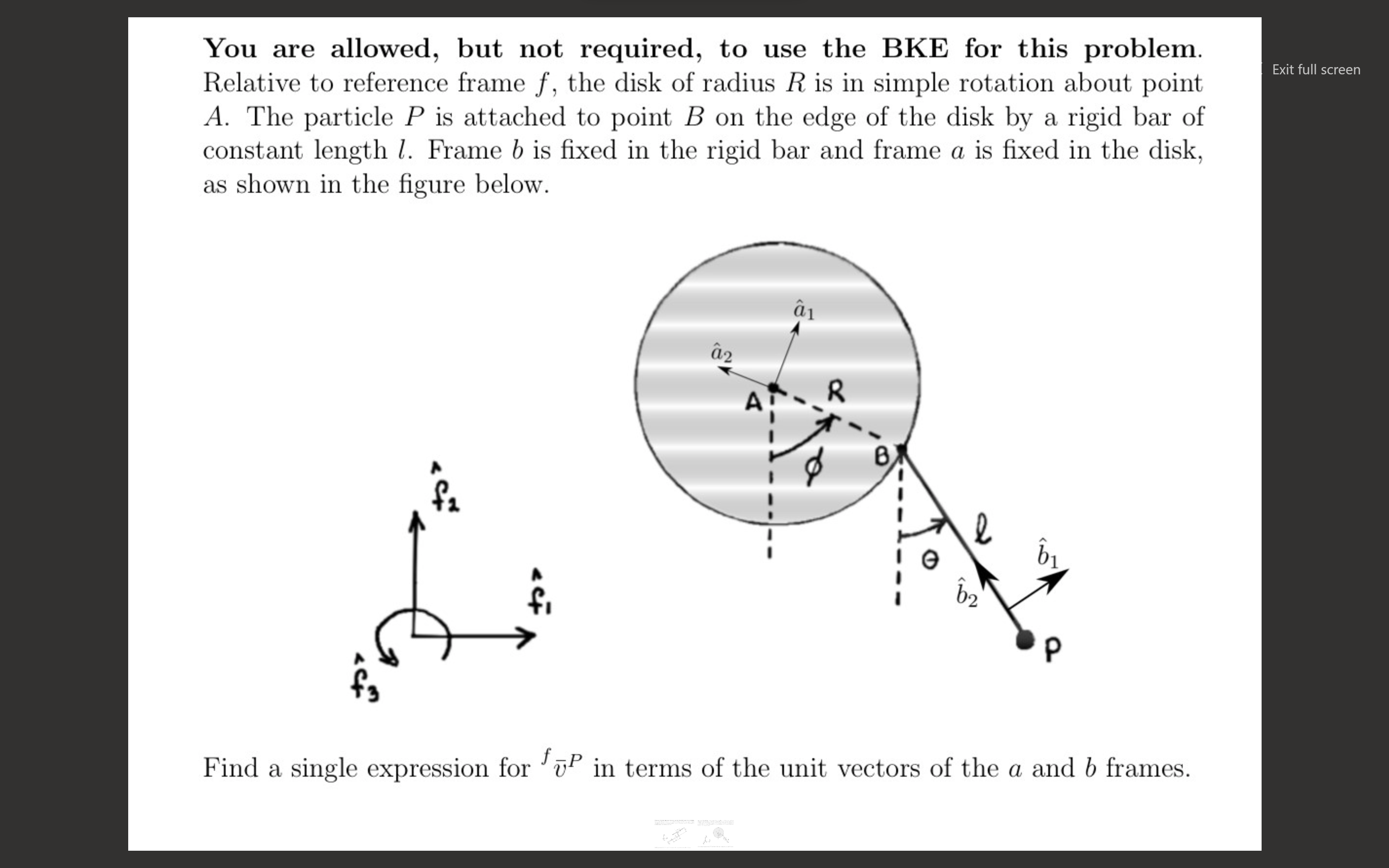 Solved You are allowed, but not required, to use the BKE for | Chegg.com