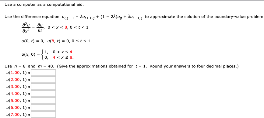Use a computer as a computational aid. Use the | Chegg.com