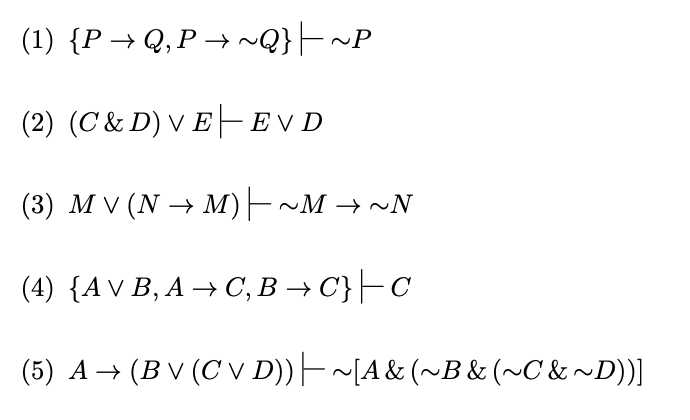Solved Derive the following using indirect derivation. You | Chegg.com