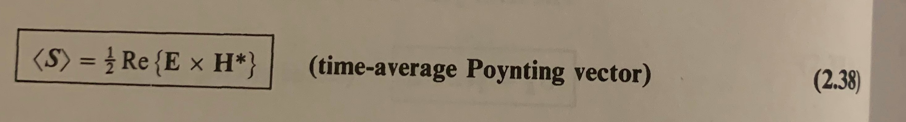 Solved Question 2 Derive the time-averaged Poynting vector | Chegg.com