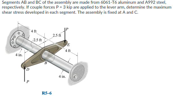 Solved FBD: Draw an FBD of the lever. (Don’t forget the | Chegg.com