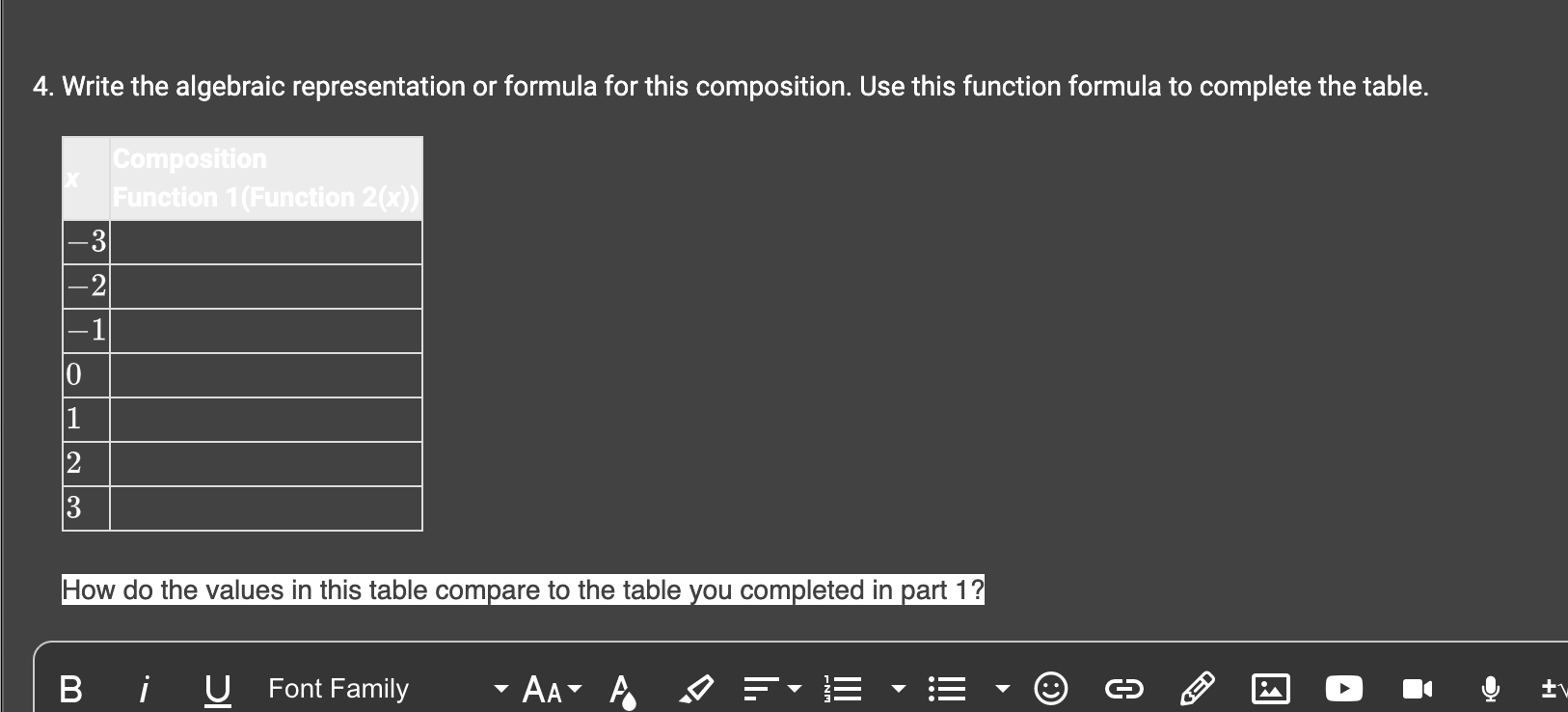 Solved Using the new table, Make a conjecture (your best | Chegg.com