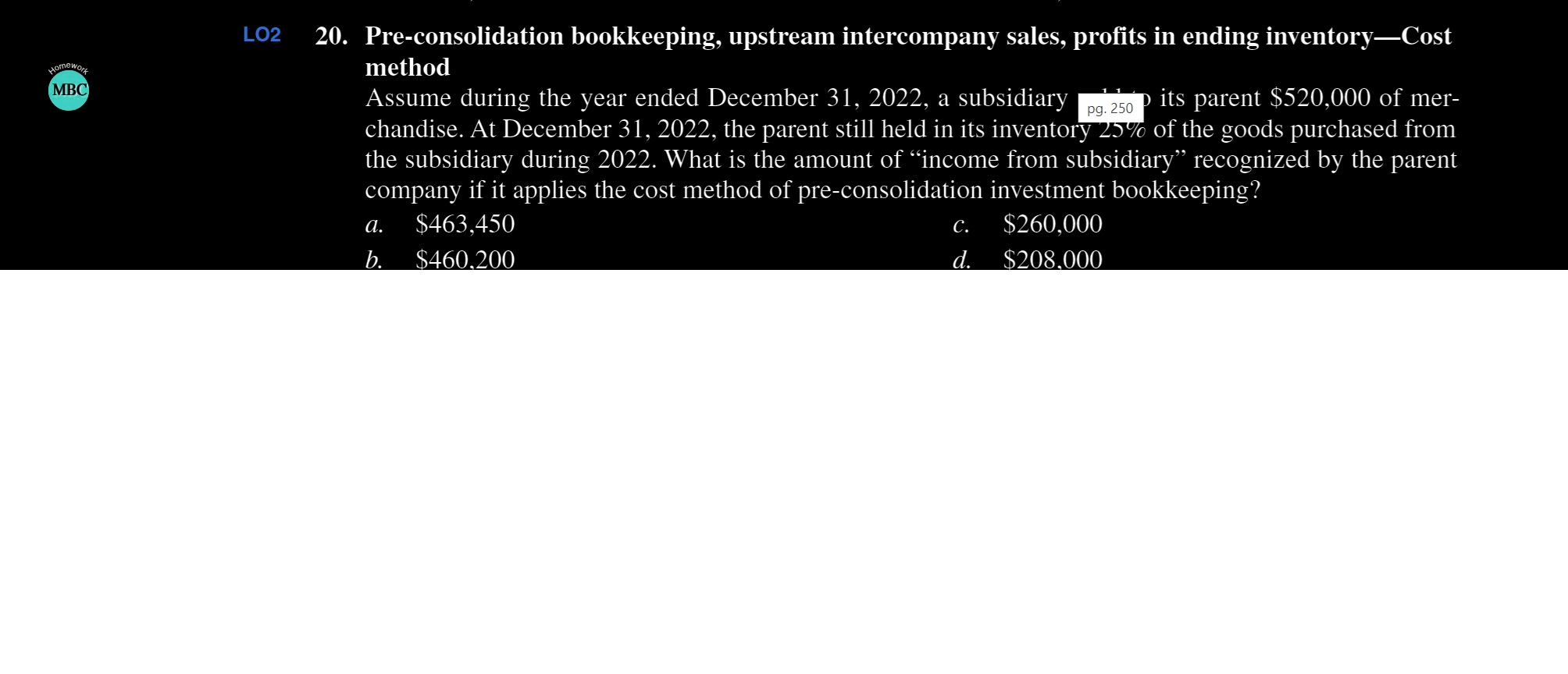Solved Use the following facts for Multiple Choice problems | Chegg.com