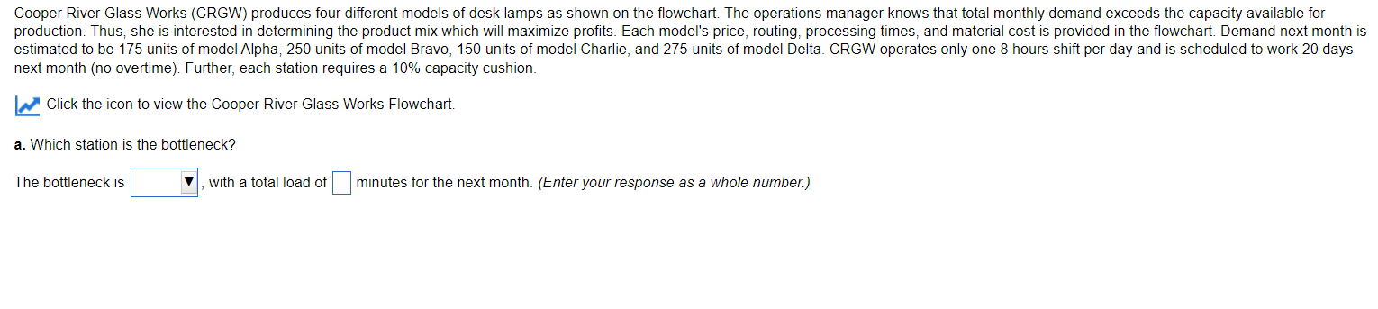 Solved next month (no overtime). Further, each station | Chegg.com