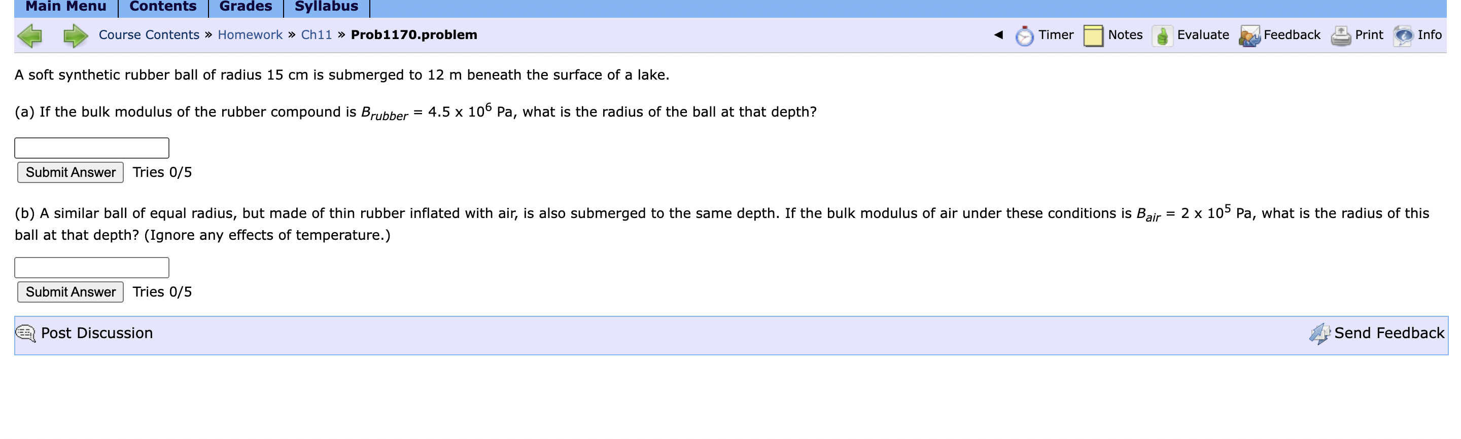 Solved Main Menu Contents Grades Syllabus Course Contents » | Chegg.com