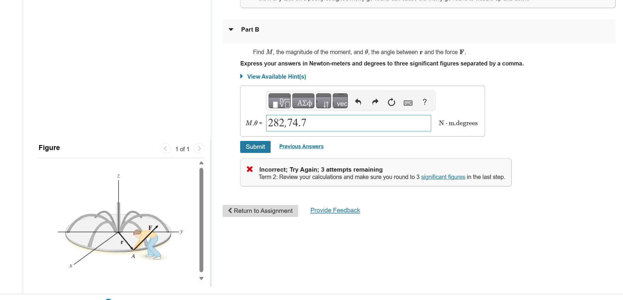 Solved Part BFind M, the magnitude of the moment, and θ, | Chegg.com Solved Part BFind M, the magnitude of the moment, and θ, | Chegg.com