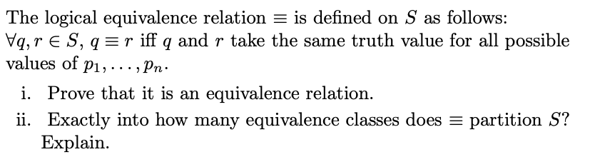 Solved Let P1, P2, ..., Pn be n > 0 propositional variables. | Chegg.com