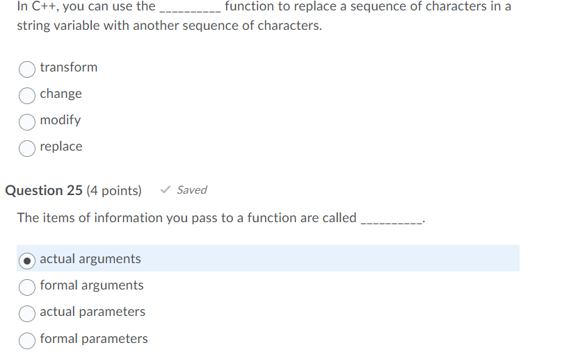 Solved function to replace a sequence of characters in a In | Chegg.com