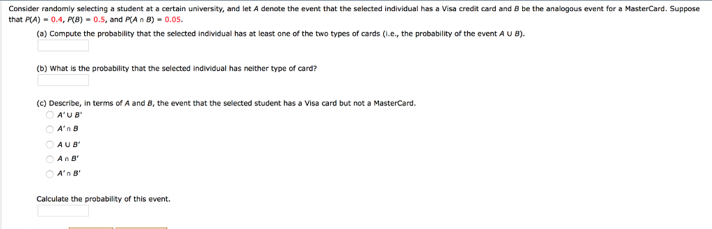 Solved Consider randomly selecting a student at a certain | Chegg.com