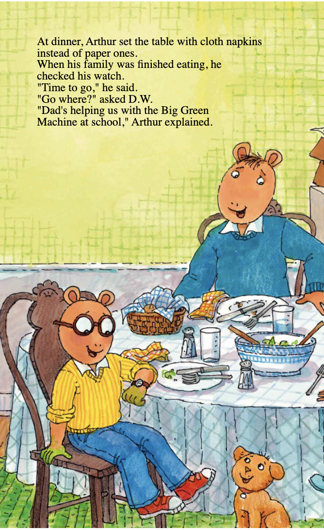 Solved MARC BROWN ARTHUR Turns Green DE MARC BROWN ARTHUR | Chegg.com