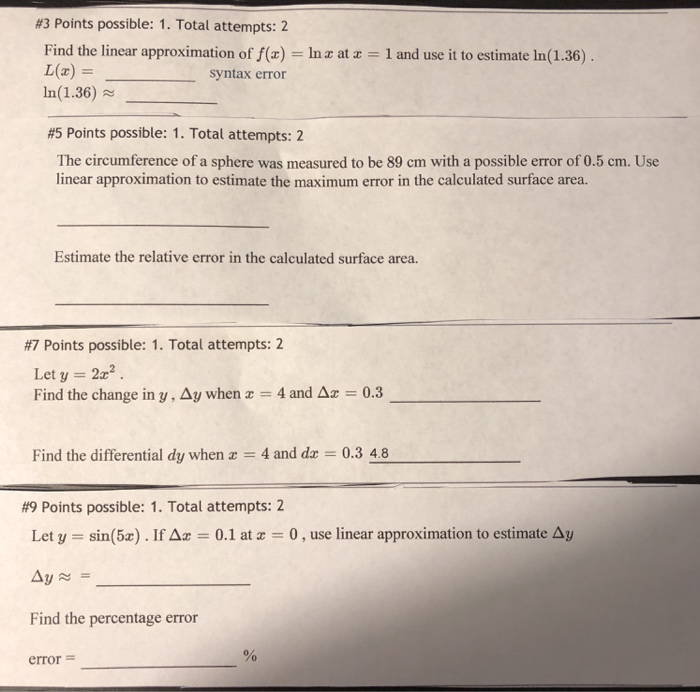 Solved #3 Points possible: 1 . Total attempts: 2 Find the | Chegg.com