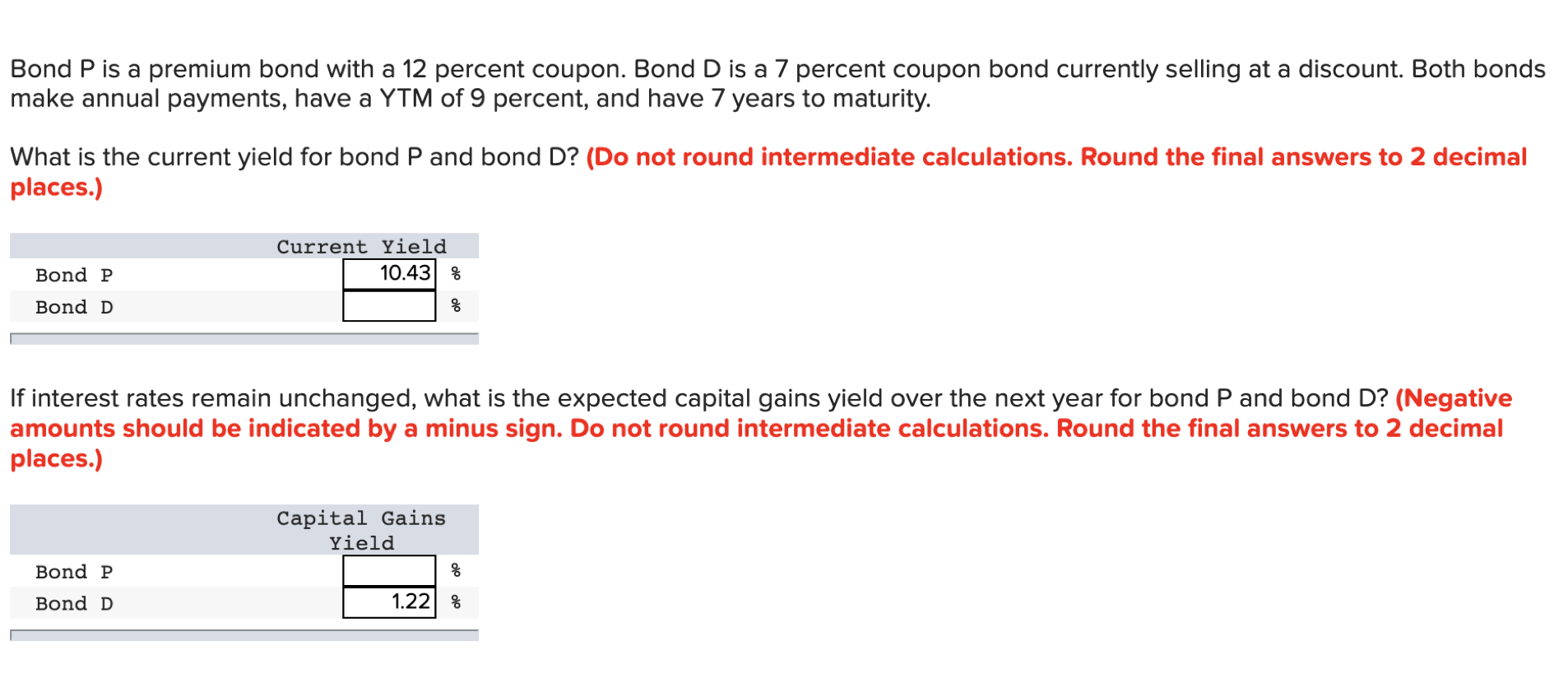 Solved Bond P is a premium bond with a 12 percent coupon. | Chegg.com