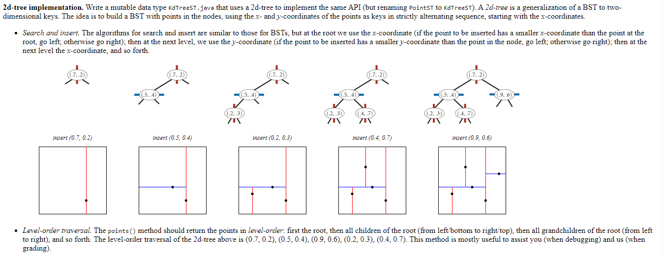 Solved Programming Assignment 5 Kd Trees Create A Symbol 