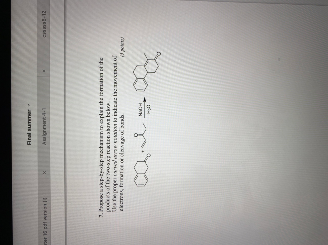 Solved Final summer pter 16 pdf version (1) Х Assignment 4-1 | Chegg.com