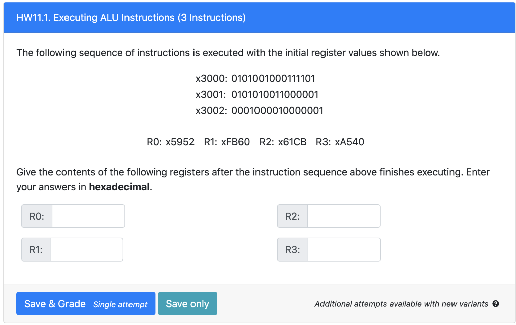 Solved The following sequence of instructions is executed | Chegg.com
