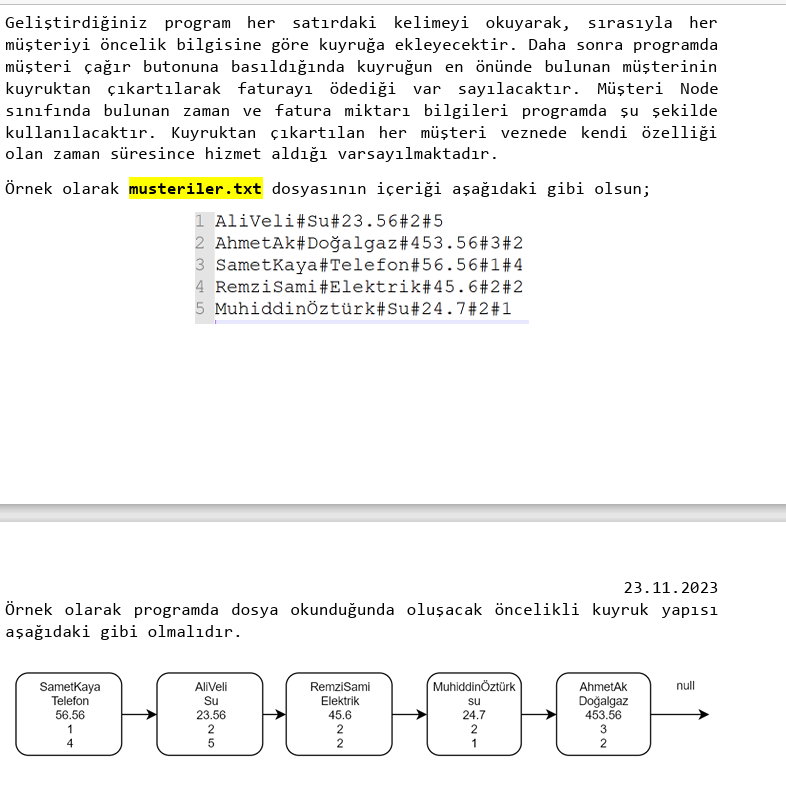 Java programlama dili ile yazacağınız programda | Chegg.com